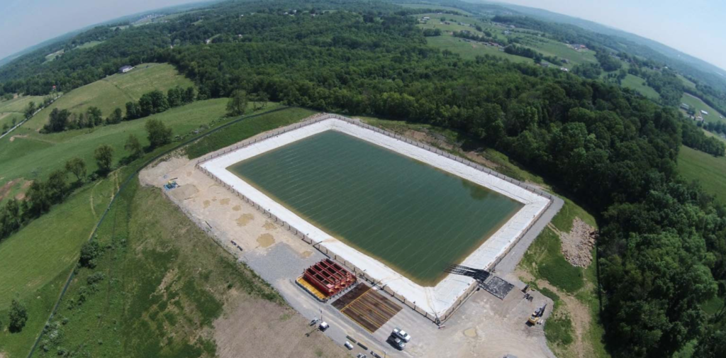 Oil & Gas Production Water Impoundment | Hallaton